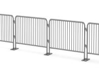 China Hot Dipped Galvanized Temporary Crowd Barrier Fencing 1.2m Height with Multiple Panel Sizes 914x2400mm to 940x2500mm for sale