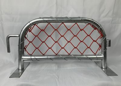China ISO14001 Hot Dip Galvanized Crowd Barrier Fence 900-1500mm Height 1050-2500mm Length Construction Safety for sale