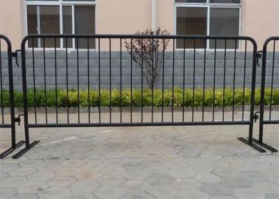 China Iron Metal Flat Feet Crowd Control Barriers 36-60 Inch with Powder Coating for Events and Traffic Safety for sale