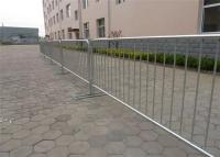 China H0.9m Hot-Dipped Galvanized Crowd Control Barrier with 20-48mm Frame Options for Event Security and Traffic Management for sale