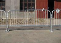China HGMT Interlocking Hinge Crowd Barrier Fencing 2.4m Length 1.2m Height with Hot-Dipped Galvanized Finish for sale