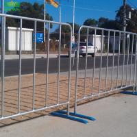 China 1.8m x 0.9m Billboard Crowd Barrier Fencing Temporary Road Safety Traffic Control for sale