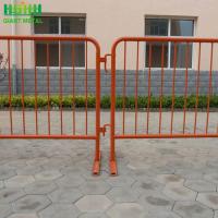China Mobile Security Traffic Assembled Metal Barricade Fence 1.5m Height 2m Width for sale