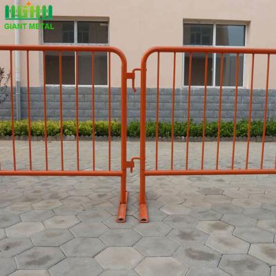 China Mobile Security Traffic Assembled Metal Barricade Fence 1.5m Height 2m Width for sale