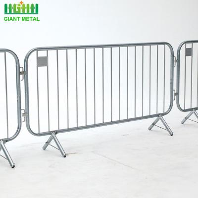 China Hot Dipped Galvanized Crowd Barrier Fencing 2000x900mm Lightweight Removable Feet for sale