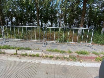 China Hot Dipped Galvanized Crowd Control Barrier Fencing 1.0m Height Removable Australia for sale
