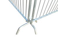 China Hot Dipped Galvanized Temporary Barricade Fencing 6.5ft Panel 36in Height Crowd Control for sale