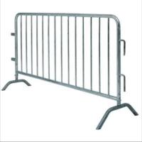 China Temporary Road Safety Crowd Control Barrier Fence 2.1x1.1m Hot Dipped Galvanized for sale