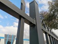 China Wrought Iron Tubular Steel Picket Fence 1.5-3m Length with 1.2-2.5mm Thickness for Schools and Commercial Use for sale