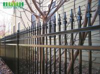 China Square Post 3030mm Spear Top Tubular Steel Fence Panel - 0.8-2.0mm Thickness, Multiple Size Options for sale