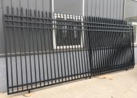 China ISO9001 L2400mm Wrought Iron Tubular Steel Fence - 0.8-2.0mm Thickness, 900-3000mm Height Options for sale