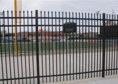 China Galvanized Wrought Iron Tubular Fencing with 1.2mm Thickness and 2500mm Length - Anti-Climb Steel Picket Design for sale