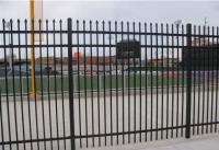 China Wrought Iron Steel Fence Panel 1.2mm Thickness 1800mm Height Galvanized for sale