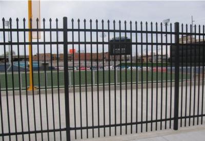 China Wrought Iron Steel Fence Panel 1.2mm Thickness 1800mm Height Galvanized for sale
