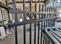 China Square Post Spear Top Tubular Steel Fence 1030mm Height Galvanized Powder Coated for sale