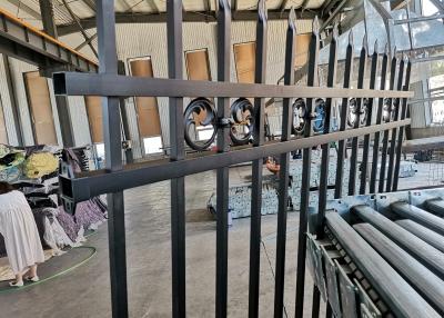 China Square Post Spear Top Tubular Steel Fence 1030mm Height Galvanized Powder Coated for sale