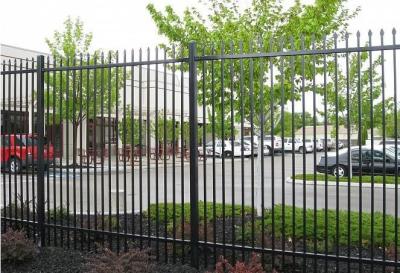 China Assembled 6ft Height Tubular Steel Fence Galvanised Powder Coated 1.5m-3m Panel Length for sale