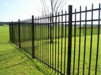 China Black Aluminum Tubular Pool Fence Panel 1.2m Height 2.4m Length Powder Coated for sale