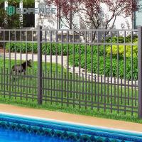 China Galvanized Steel Palisade Tubular Fence 2000mm Width 1800mm Height Easy Assembly for sale