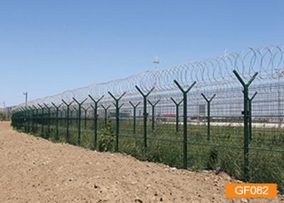 China 2.4m Powder Coating Anti-Climb Security Fence with 4.0-5.0mm Wire Thickness and 10-Year Guarantee for sale