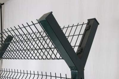China ISO14001 Y Post 75×150mm Airport Security Fencing with 4.0-5.0mm Wire Thickness and 2700-3700mm Height Options for sale