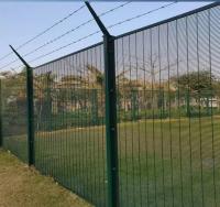 China Y-Shape Airport Security Fencing 5mm Wire Diameter 50x200mm Mesh Hot Dip Galvanized for sale