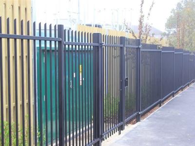 China 1.8m x 2.4m Black PVC Coated Aluminum Fencing with 10-20 Year Warranty | 3000+ sqm Production Capacity for sale
