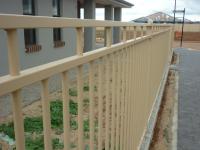 China Black Aluminum Ornamental Fence 1.2mm Thickness 1200mm Height Tubular Steel Picket Panel for sale