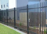 China Ornamental 4ft Aluminum Fence Black Metal Wrought Iron Steel for Home Garden for sale