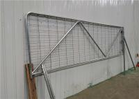 China N Type Hot Dip Galvanized 12ft Farm Fence Gate with 400g/m² Zinc Coating and 32mm OD Frame Pipe for sale