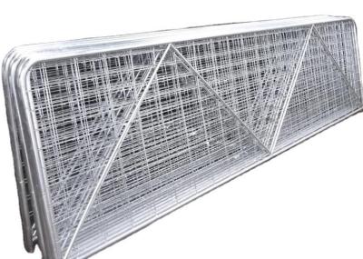 China W16ft N Style Powder Coating Metal Cattle Gates - 6'-12' Length, 3'-6' Height, Galvanized Carbon Steel for sale