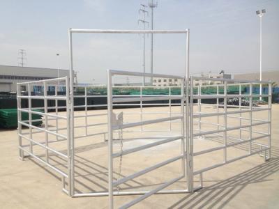 China Heavy Duty 1.7m Pipe Filled Farm Fence Gates - Hot Dip Galvanized Steel with 32mm OD Pipe for Livestock for sale