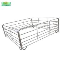 China 6-8ft Width Hot Dip Galvanized Farm Fence Panels with 400g/m² Zinc Coating for Cattle and Livestock for sale