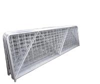 China 8ft Farm Gate Galvanized Security Wire Filled Panel with 2380mm Width and 4.0-6.0mm Wire Diameter for sale