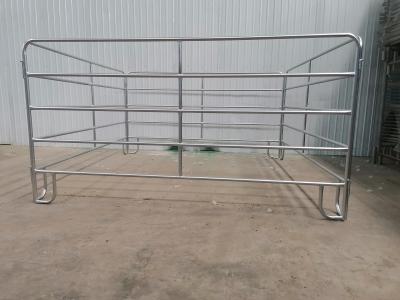 China Galvanized Steel Livestock Farm Gate 1.6m Height Hot Dipped Galvanized Pipe Design for sale