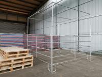 China 30x60mm Galvanized Heavy Duty Cattle Fence Panels 1.8m Height for Horse Yard Livestock for sale