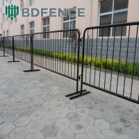 China Steel Concert Crash Crowd Control Barriers Barricade 2.1m x 1.1m Hot Dipped Galvanized for sale
