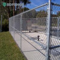 China 1 Inch Galvanized Hook Mesh Chain Link Fencing Farm Fence 2m Height 50mm Mesh for sale