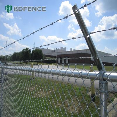 China Galvanized Chain Link Fence Bulletin Board 2m Height 50mm Mesh for Community Notice Display for sale