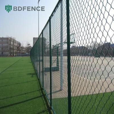 China PVC-coated Chain Link Fence Colored for sale