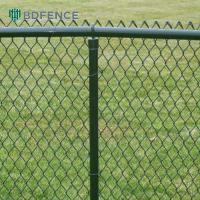 China Galvanized Chain Link Temporary Fencing 2in Mesh 50m Rolls Easy Installation with Accessories for sale