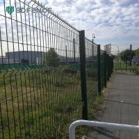China Government V Mesh Security Fencing Riot Proof 2.4m Height 5.0mm Wire Diameter for sale