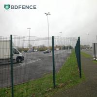 China 3D Curved Welded Wire Mesh Garden Fence Panel 2m Length Hot Dipped Galvanized for sale