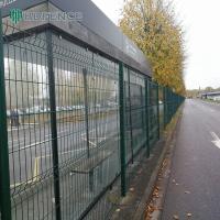 China Government V Mesh Security Fencing Riot Proof 2.4m Height 5.0mm Wire Diameter for sale