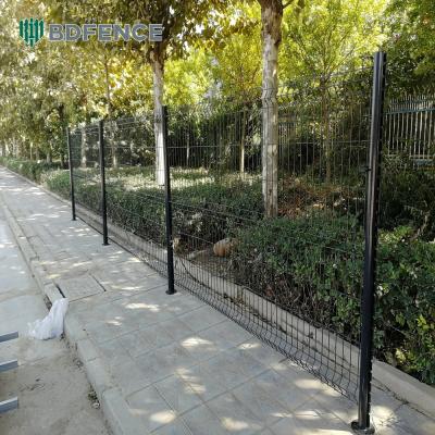 China 3D Welded Steel Wire Mesh Panel for Building Security Residential Garden Fence 1.8m Height for sale