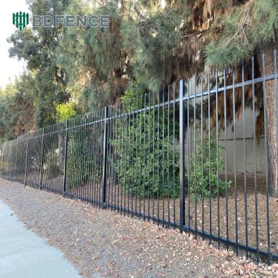 China Child Proof Tubular Steel Fence 1.5m 2.0m Height Safety Barrier for Playground for sale
