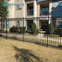 China Backyard Tubular Steel Fence Family Safe 1.5m-2.4m Height Custom Sizes for sale