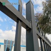 China Tall Tubular Steel Fence Intrusion Prevention 1.8m Height Anti-Climb Security Barrier for sale