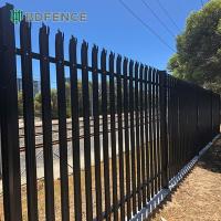 China Aluminum Tubular Fence Panel 4ft 8ft Height 0.8mm 2.5mm Thickness Easy Install Outdoor Security for sale