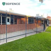 China Wheelchair Accessible Tubular Steel Fence 36 Inch Clear Width 1.5m Height for sale